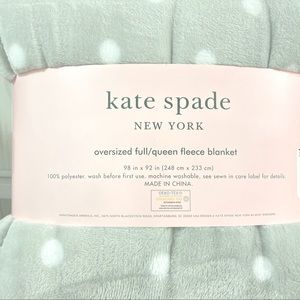 kate spade | Bedding | Kate Spade Full Queen Gray White Polka Dot ...